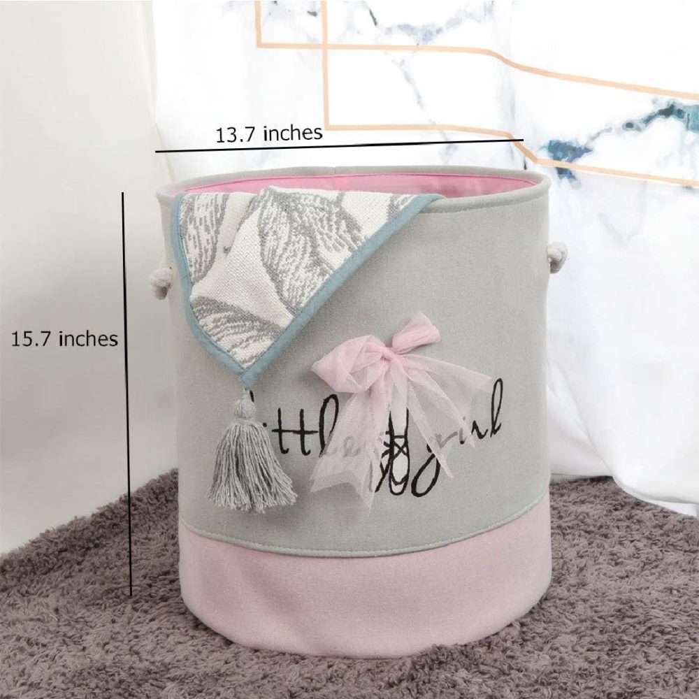 Little Girl Laundry Basket (40l) | Multipurpose Big Hamper Bag